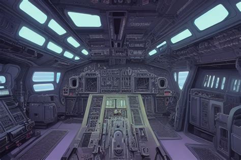 Mech Cockpit Goth Interior 4 By Finhandley On Deviantart