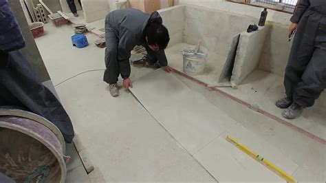 이룸타일학원 폴리싱타일시공연습 Youtube