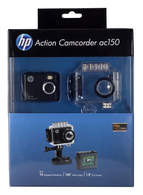 HP Ac150 1080p Sort Action Kamera. – GrejMarkedet