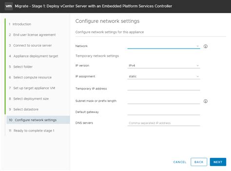 Migrating Windows VCenter Server To VCSA Esxsi