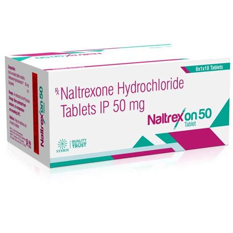 Naltrexone Hydrochloride Tablets IP At Rs 450 Stripe Naltrexone Hcl