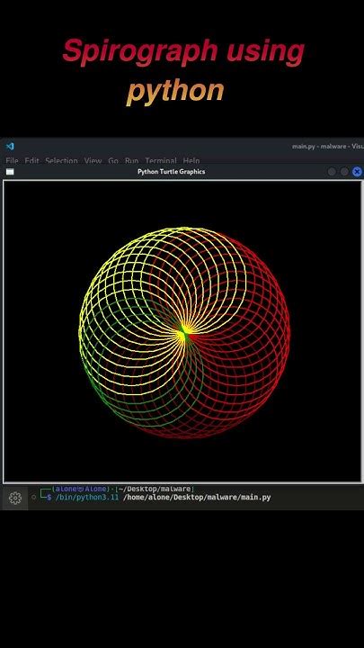 Spirograph Using Python Youtube