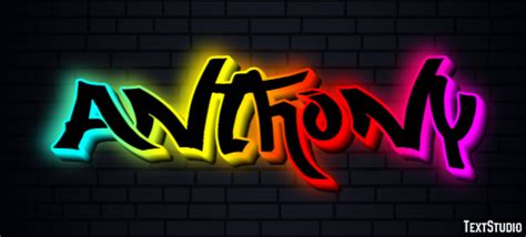 Anthony Name Graffiti