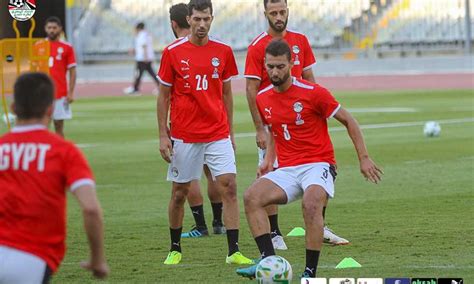 في الجول تواجد خطوط طولية الكشف عن قميص منتخب مصر الجديد