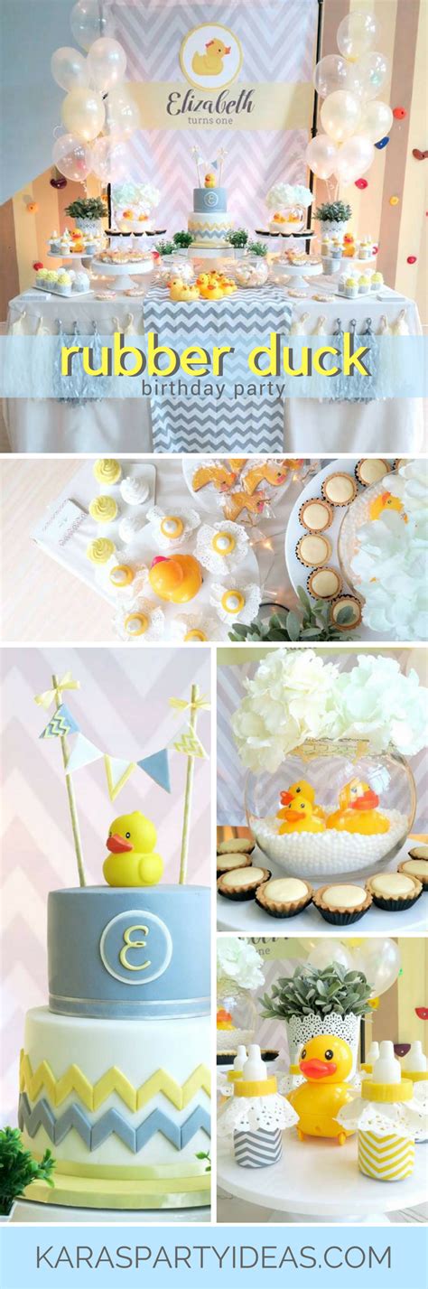 Karas Party Ideas Rubber Duck Birthday Party Karas Party Ideas