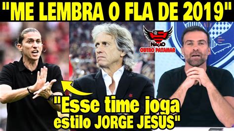 Me Lembra Em 2019 Jornalista Compara Filipe Luis Com Jorge Jesus Noticias Do Flamengo Hoje