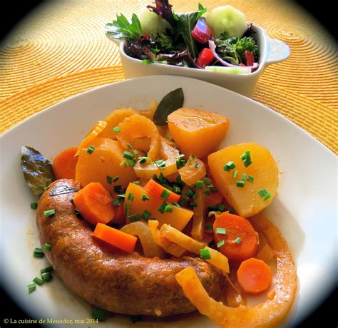 La Cuisine De Messidor Mijoté De Saucisses Au Fenouil Et Aux Pommes De