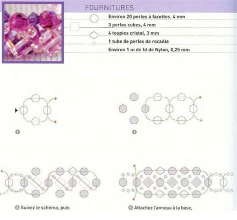 Схемы колец из бисера Кольца Perles De Rocaille Perle Création Bijoux