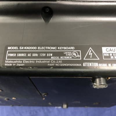 Technics SX KN M KN KN Synthesizer Keyboard Reverb