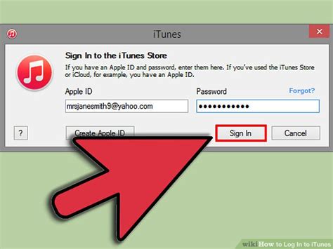 3 Ways To Log In To Itunes Wikihow