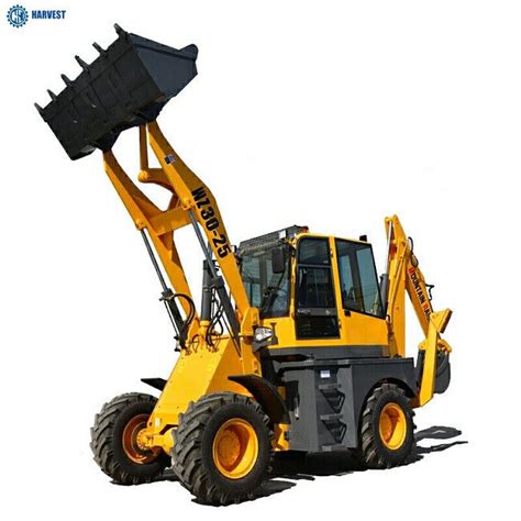 Front Bucket 1m3 75kW Cummins Engine 0 3m3 WZ30 25 Backhoe Loader