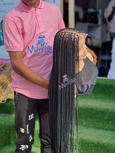 Col 1 Tiny Knotless 30inch Human Hair Mimi Wigs And Hair Enterprise