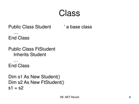 Ppt Vb Net Revisit Powerpoint Presentation Free Download Id3520996