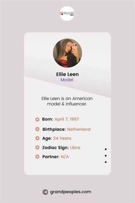 Ellie Leen Wiki Age Height Biography Net Worth And More Ellie