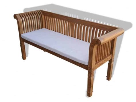 Holzbank Cruto Teakholz Parkbank Gartenmöbel Gartenbank Sitzbank