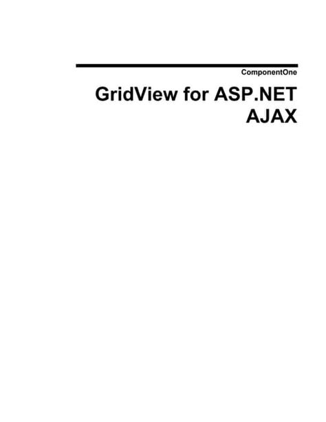Aspnetgrid View Pdf