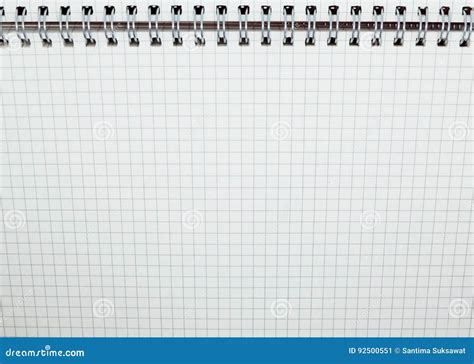 Clean Grid Paper Background Grid Notebook Stock Image Image Of Design Black 92500551