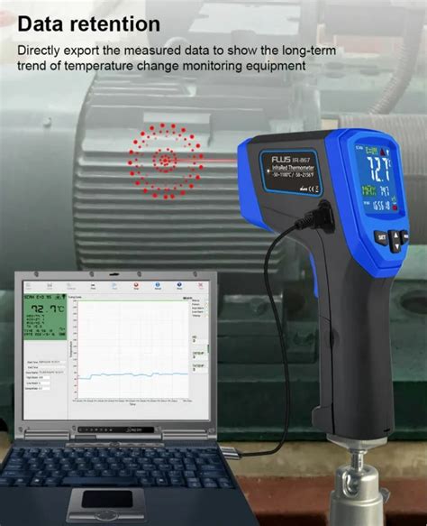 IR 867 Digital Handheld High Temperature Non Contact Infrared