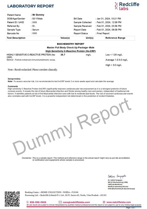 Hs Crp High Sensitivity C Reactive Protein Test In Siliguri