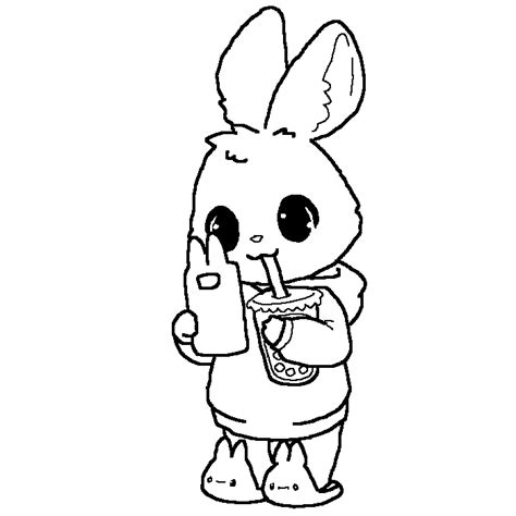 Pixilart Cute Bunny By DiamondGlass3