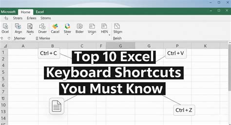 Top 10 Excel Keyboard Shortcuts You Must Know In 2025 Speed Up Your