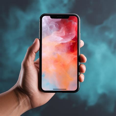 Premium Photo Hand Holding Mobile Phone Isolated Background