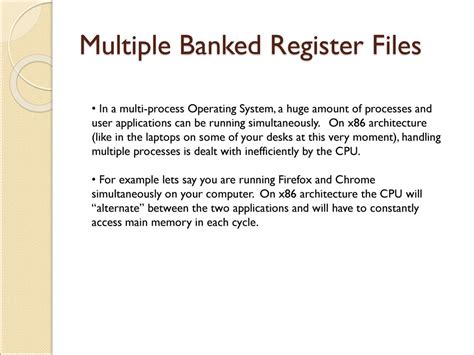 Multiple Banked Register Files Ppt Download