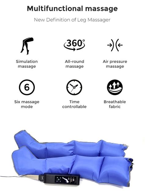 New Mini Electric Air Compression Full Leg Massager