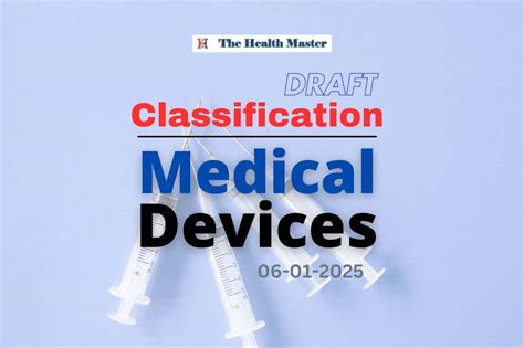 Updating The Classification Of Medical Devices Draft