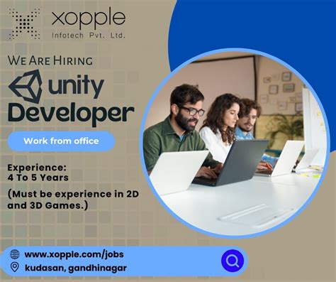 Xopple Infotech Pvt Ltd On Linkedin Unity Developer 2d 3d