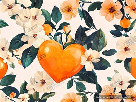 Ai创作图砂糖橘插画 抽象底纹植物心 砂糖桔插画 砂糖桔包装插画 橙花插画 砂糖桔插画包装 糖心苹果包装插画 蜜桔包装插画 手绘桔花 手绘沃柑包装插画 橘色花手绘 耙耙柑插画设计 沃柑包装插画