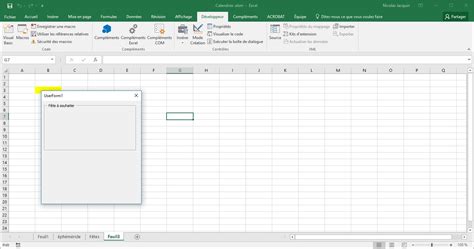 Toutes versions Positionner curseur sur une cellule sélectée Windows