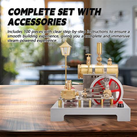 Retrol Se 02 Stationary Steam Engine Model And Boiler Model Kit
