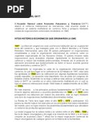 Ingreso De México Al Gatt En 1986 Pdf Acuerdo General Sobre