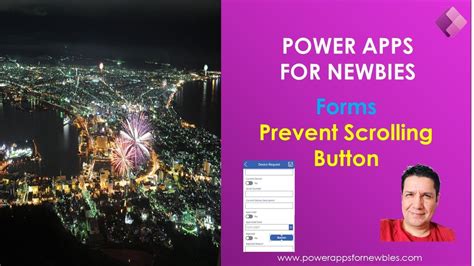 Powerapps Forms Tutorial Control Does Not Move When Scrolling