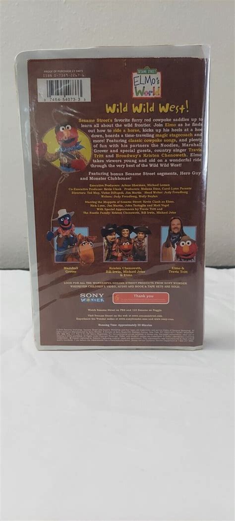 Elmos World Wild Wild West Vhs 2001 Rare And 50 Similar Items