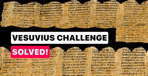 Ai Unlocks Secrets Of 2000 Year Old Scroll