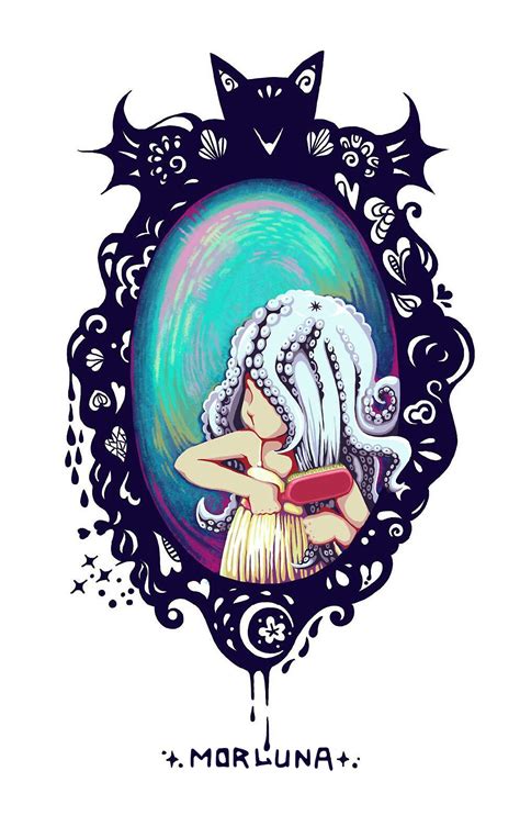 触手女孩 Morluna魔娜 站酷zcool