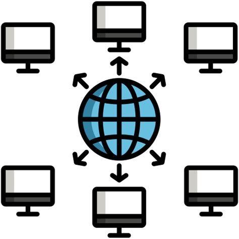 Decentralized Free Networking Icons