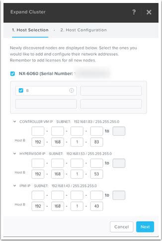 Expanding A Nutanix Cluster With A New Node From The Factory Virtual Dennis