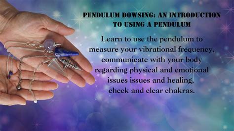 Pendulum Dowsing An Introduction To Using A Pendulum Sage Wellness