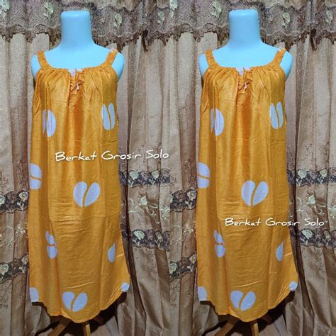 Jual Daster Bali Seksi Kerut Yukensi Kekinian Bahan Rayon Baju Tidur
