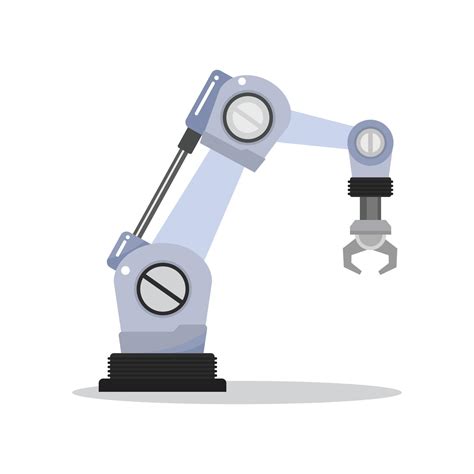 Robotic Arm Hand Vector Flat Design Illustration Free Editable 23107763 Vector Art At Vecteezy