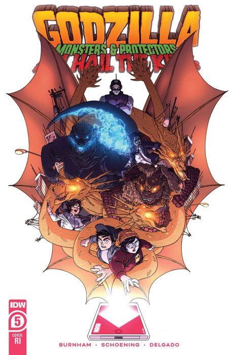 godzilla monsters and protectors all hail the king 5b idw publishing