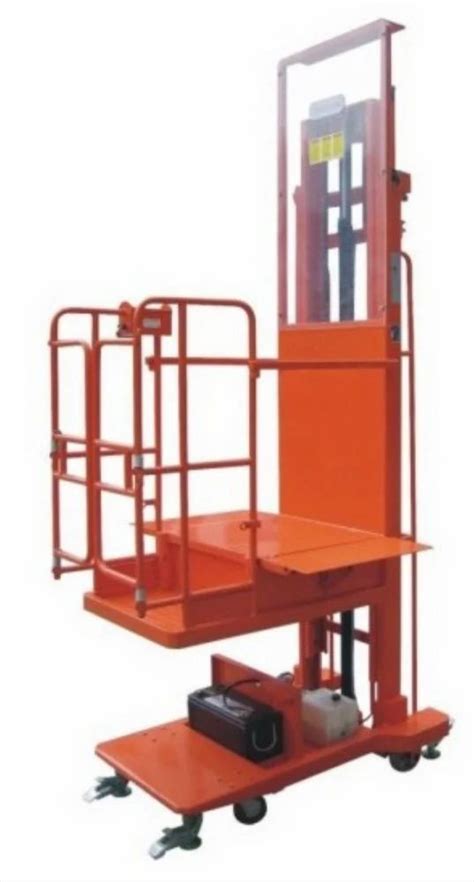 Hydraulic Semi Electric Order Picker For Industrial Lifting Capacity