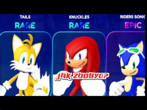 JAK ZDOBYĆ TAILSA KNUCKLESA I RIDERS SONICA W ROBLOX YouTube