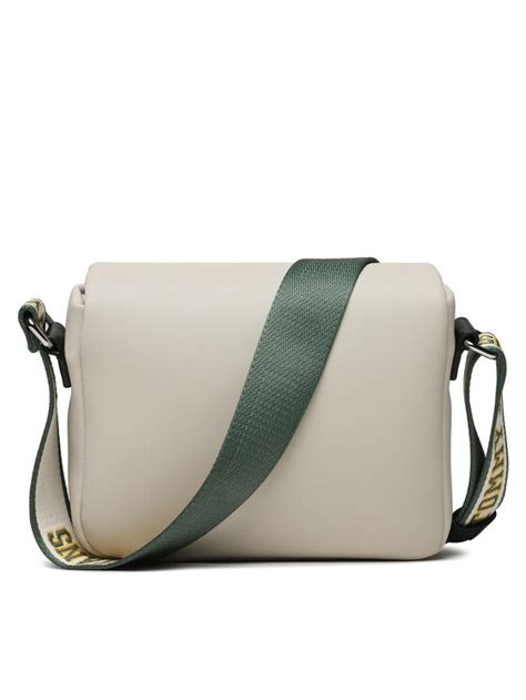 Tommy Jeans Дамска чанта Tjw City Girl Flap Crossover Aw0aw14965 Бежов