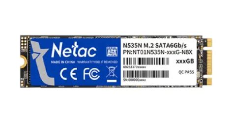 Netac N535n 2tb M2 2280 Sataiii Ssd