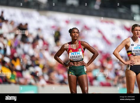 Aliyah Abrams Participating In The 400 Meters At The World Athletics