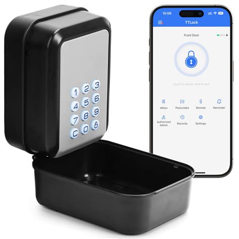 Thlevel Smart Key Lock Box Electronic Bluetooth Lock Box With App